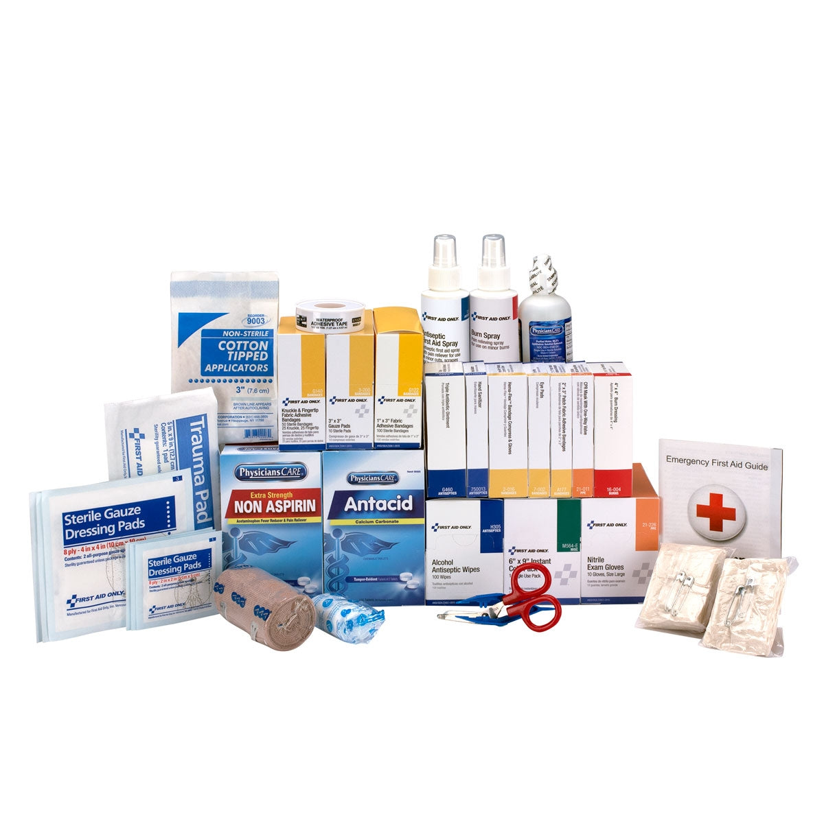 3 Shelf ANSI A + Refill First Aid with Medications – firstaidonly