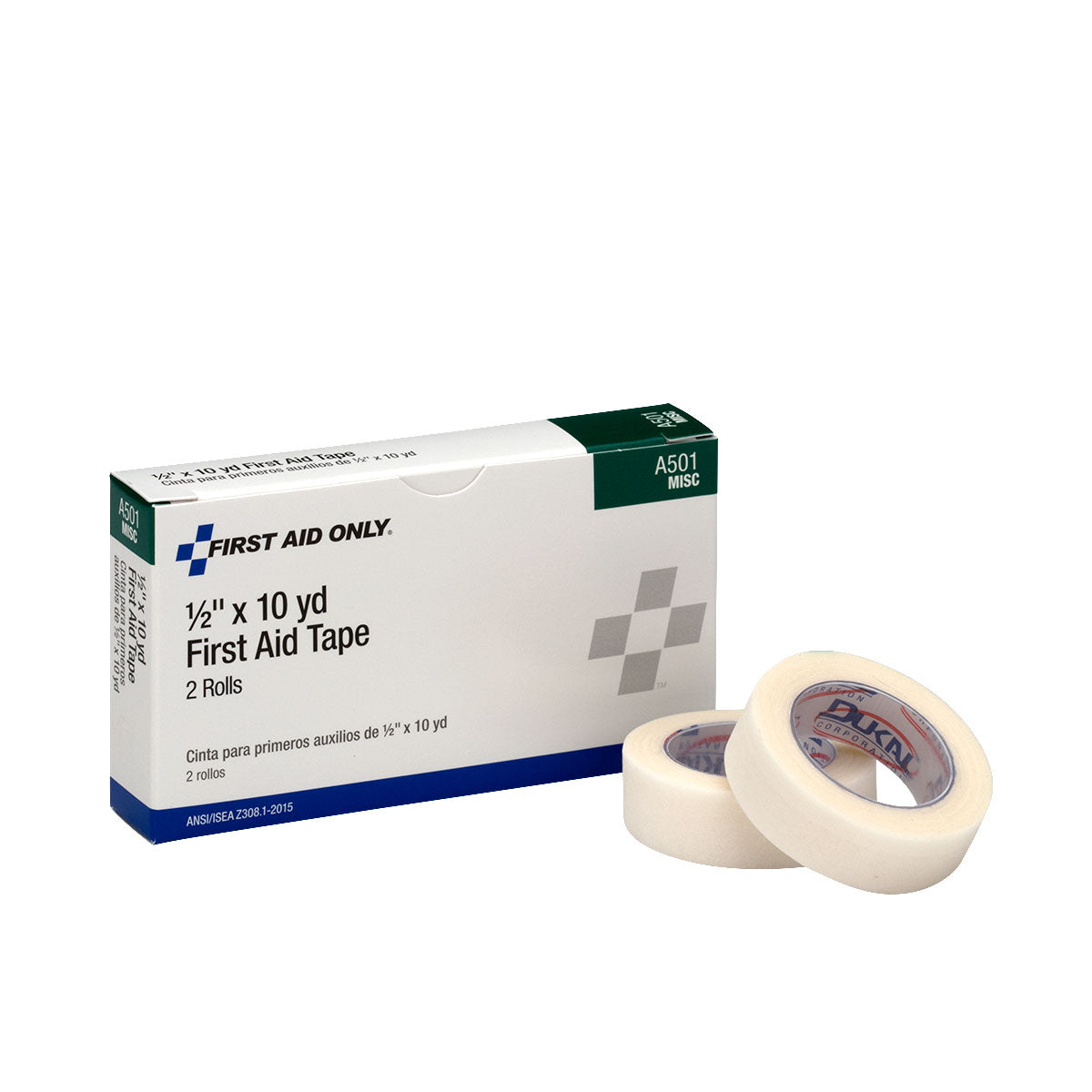 1/2" X 10 Yd. First Aid Tape Roll 2 Per Box - First – firstaidonly