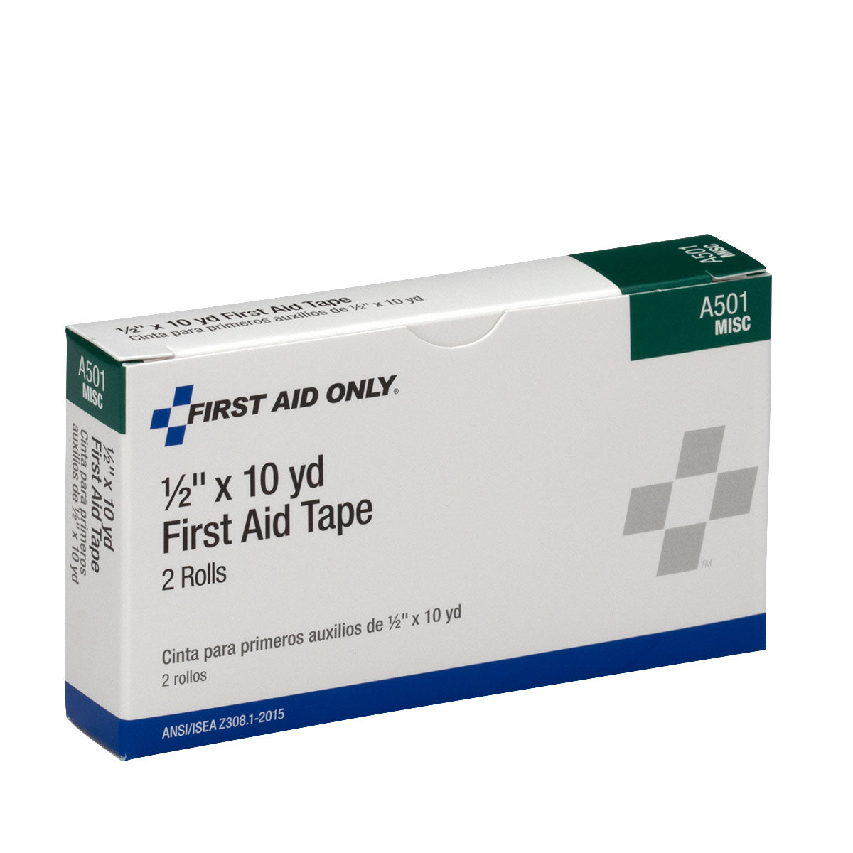 1/2" X 10 Yd. First Aid Tape Roll 2 Per Box - First – firstaidonly