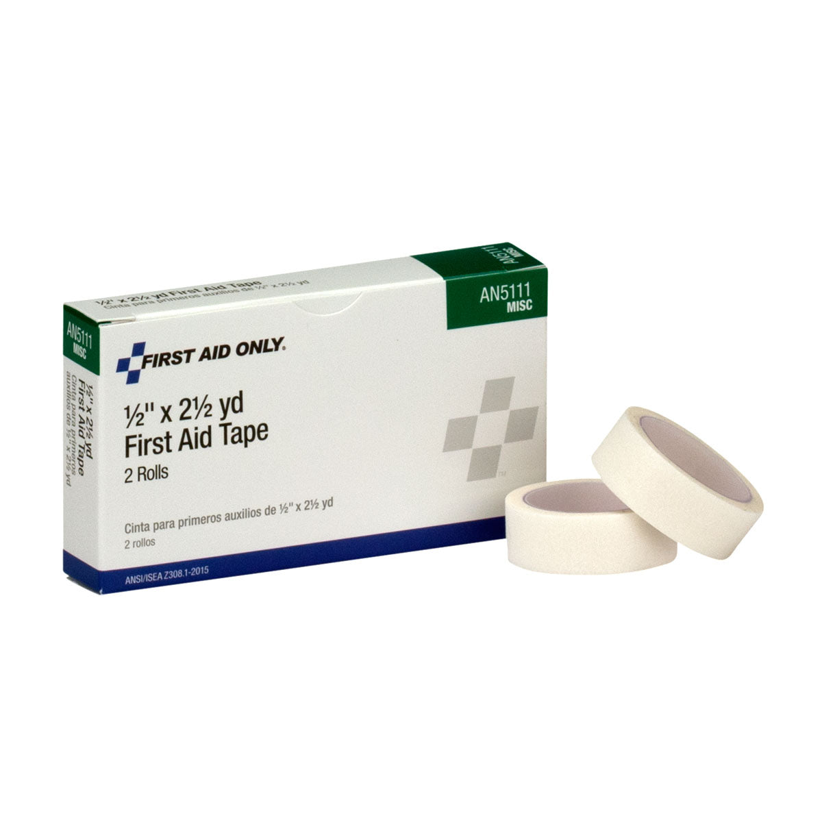 1/2"x 2.5 yd. First Aid Tape 2 Per Box - First Aid Only – firstaidonly