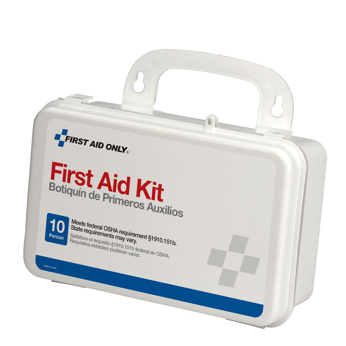 10 Person First Aid Kit Weatherproof Plastic Case – firstaidonly