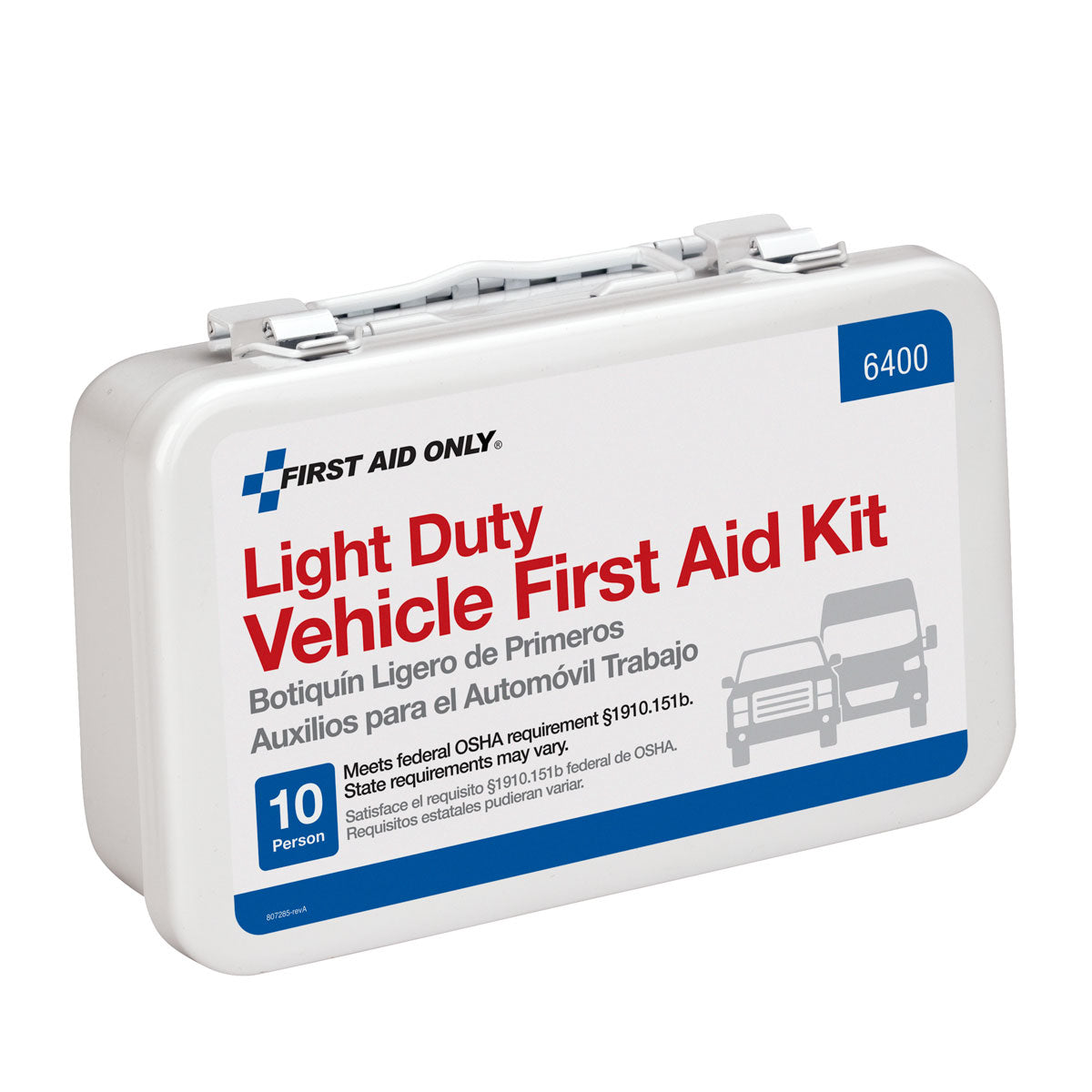 10 Person Vehicle First Aid Kit Weatherproof Steel – firstaidonly