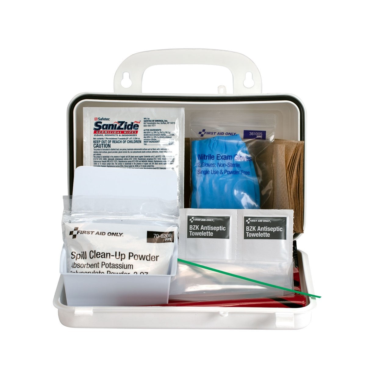 20 Piece Blood borne Pathogen Spill Clean-Up Kit – firstaidonly