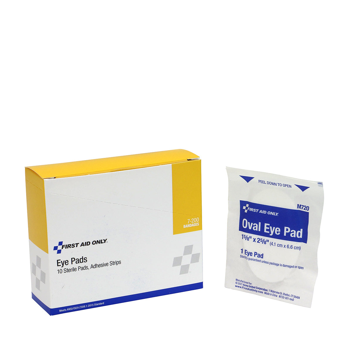 200 Sterile Eye Pad and Strip (Box of 10) - First Aid – firstaidonly