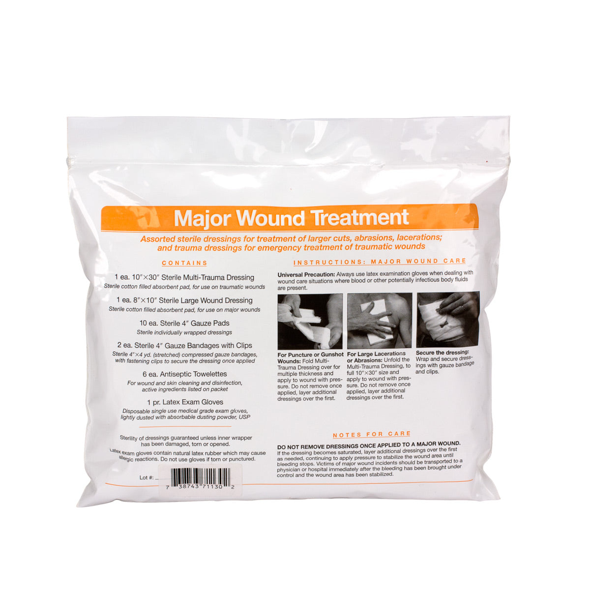 22 Piece First Aid Triage Pack - Major Wound Triage – firstaidonly