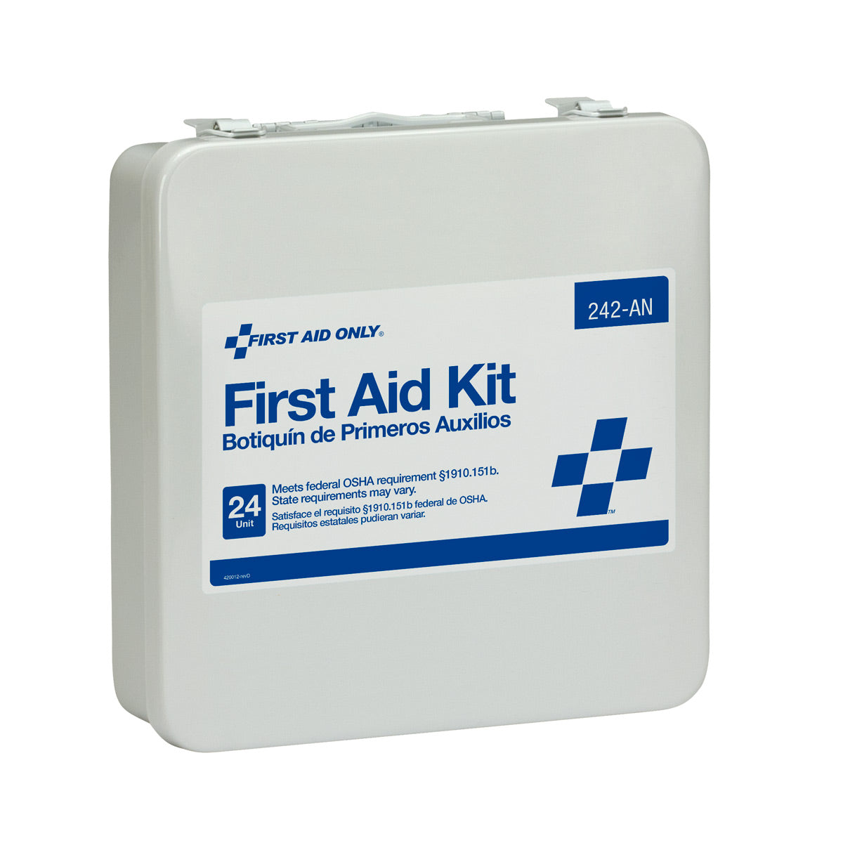 24 Unit First Aid Kit Metal Case - First Aid Only – firstaidonly