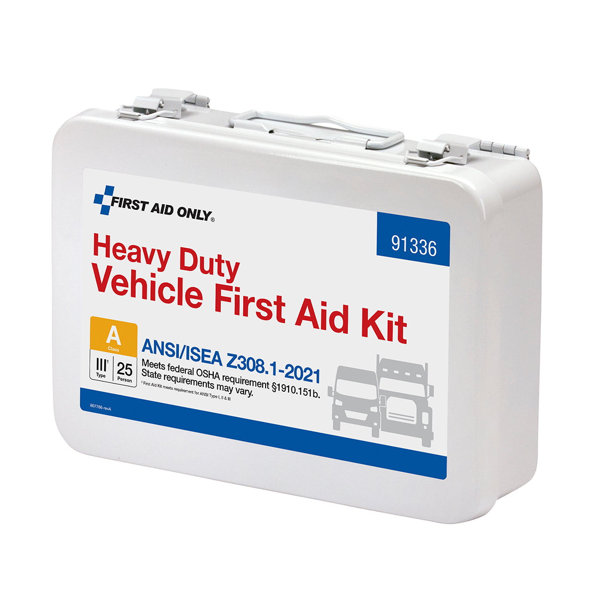 25 Person ANSI A Heavy Duty Vehicle Metal First Aid – firstaidonly
