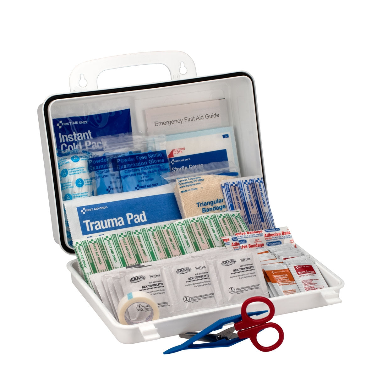 25 Person Contractor First Aid Kit Plastic Case – firstaidonly