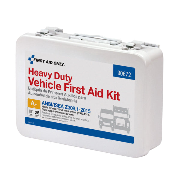 25 Person Vehicle First Aid Kit ANSI Compliant - First – firstaidonly