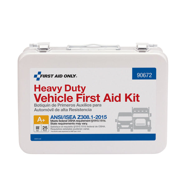 25 Person Vehicle First Aid Kit ANSI Compliant - First – firstaidonly