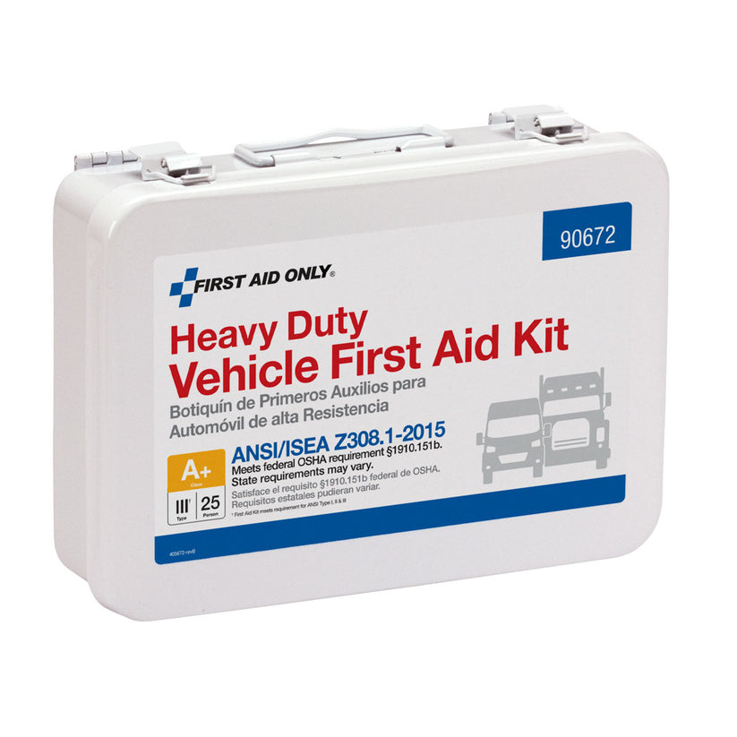 25 Person Vehicle First Aid Kit ANSI Compliant - First – firstaidonly