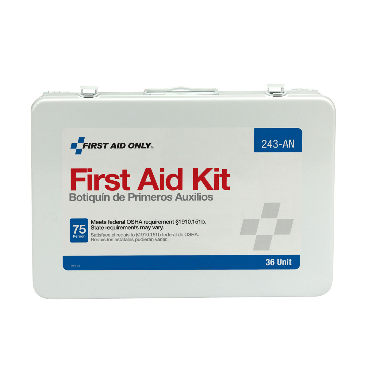 36 Unit First Aid Kit Metal Case - First Aid Only – firstaidonly