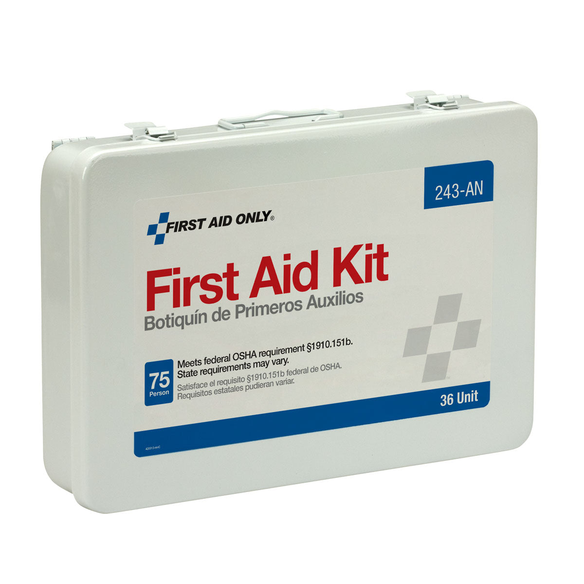 36 Unit First Aid Kit Metal Case - First Aid Only – firstaidonly