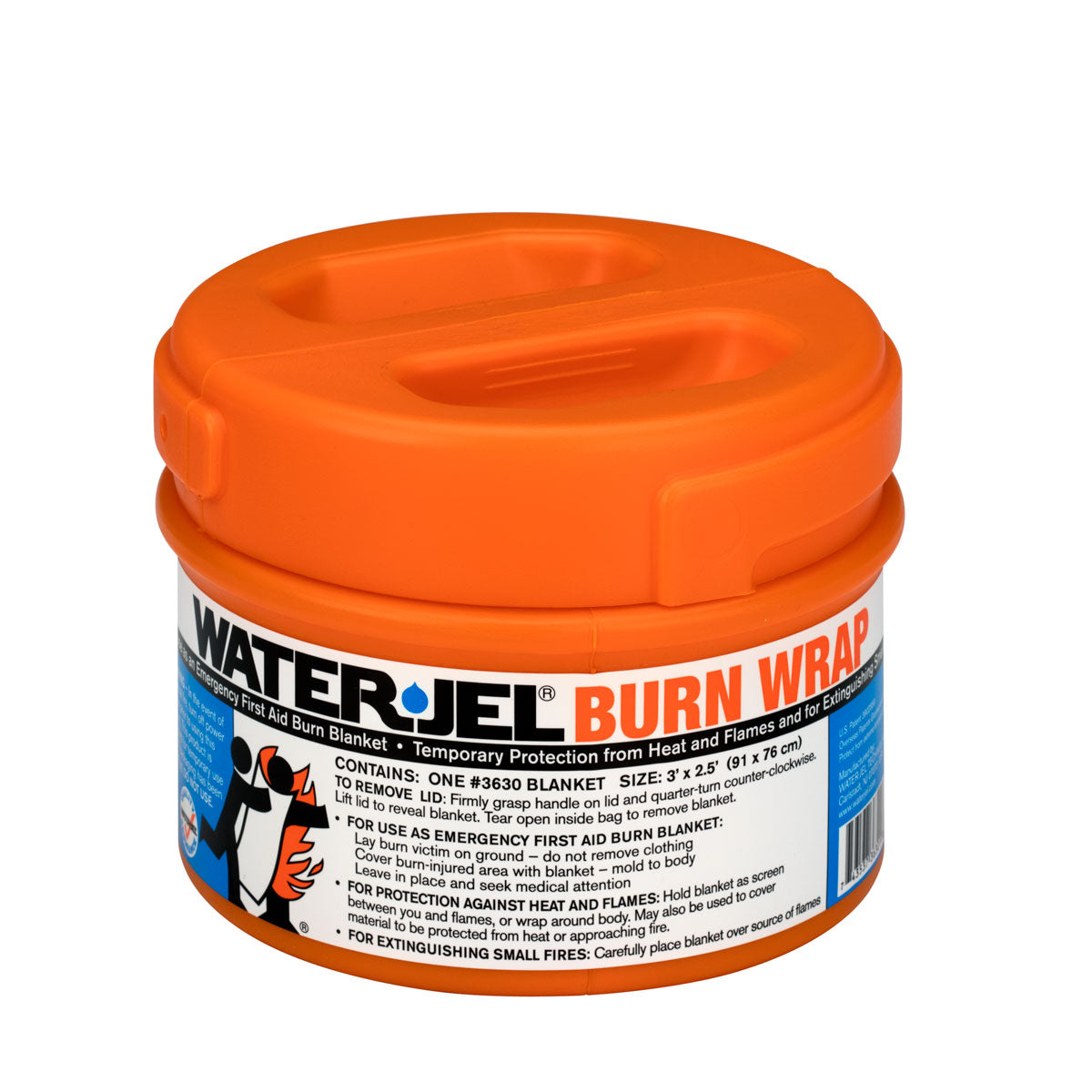 36"x30" WaterJel Burn Wrap Canister – firstaidonly