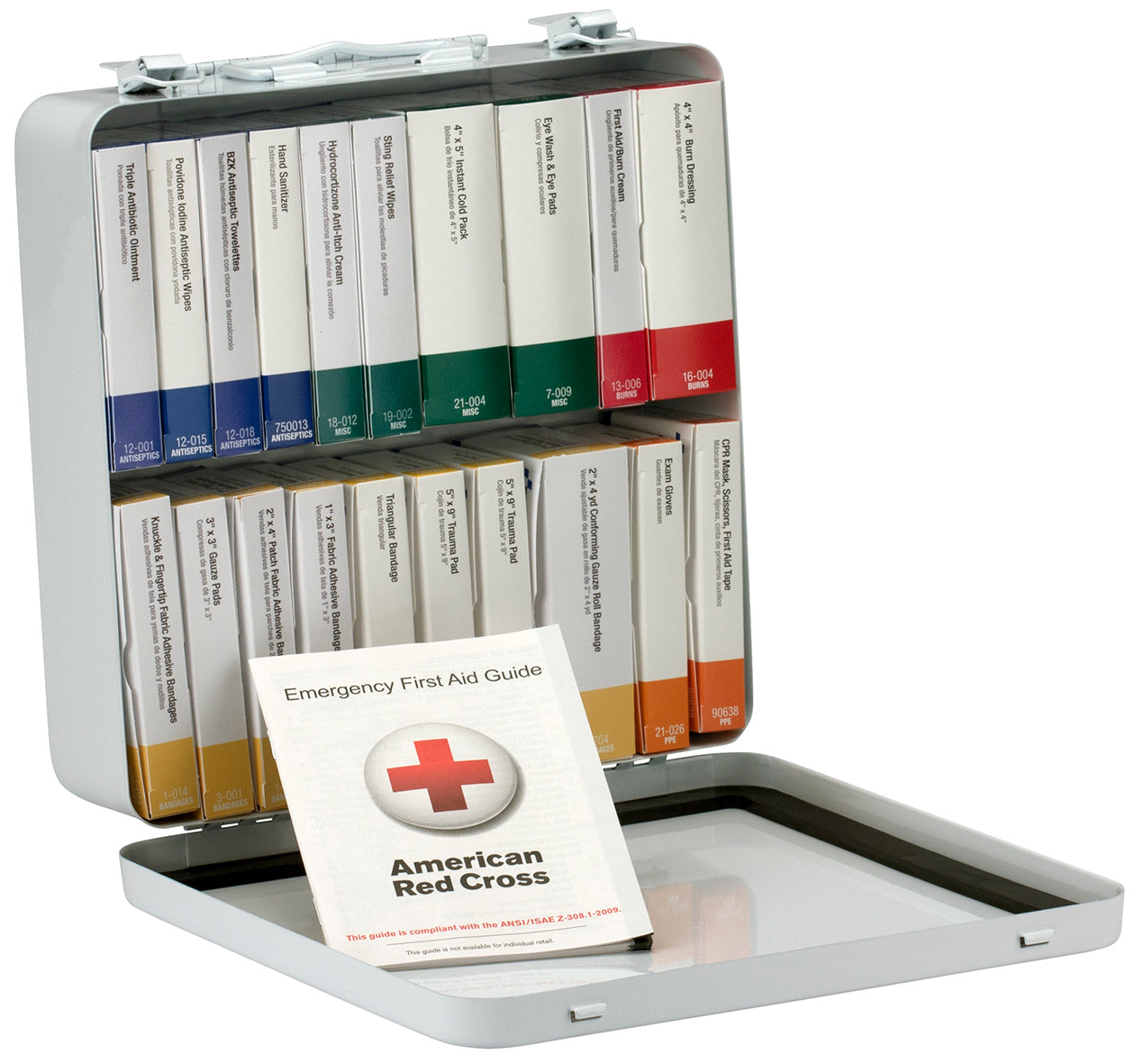 50 Person 24 Unit First Aid Kit Metal Weatherproof – firstaidonly