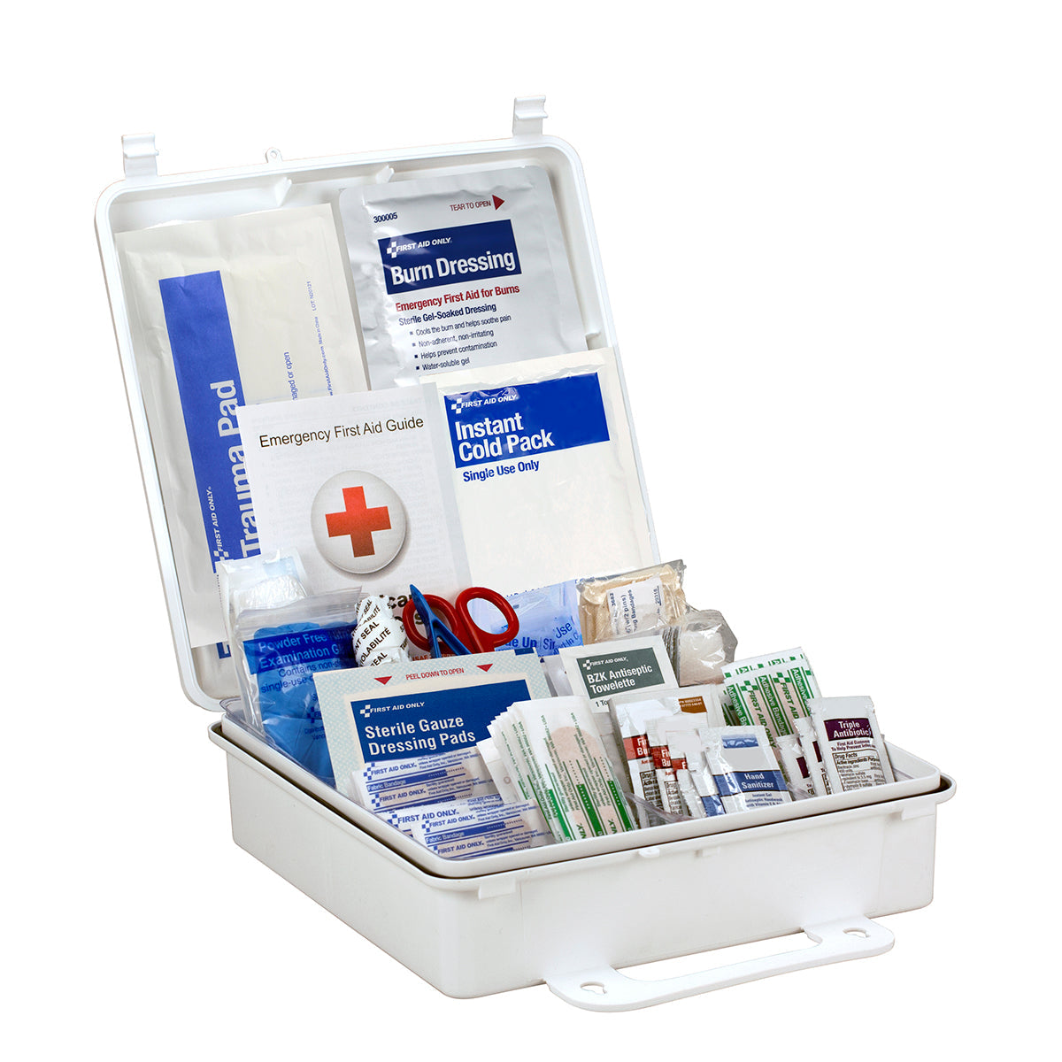 50 Person ANSI A Plastic First Aid Kit ANSI 2021 – firstaidonly