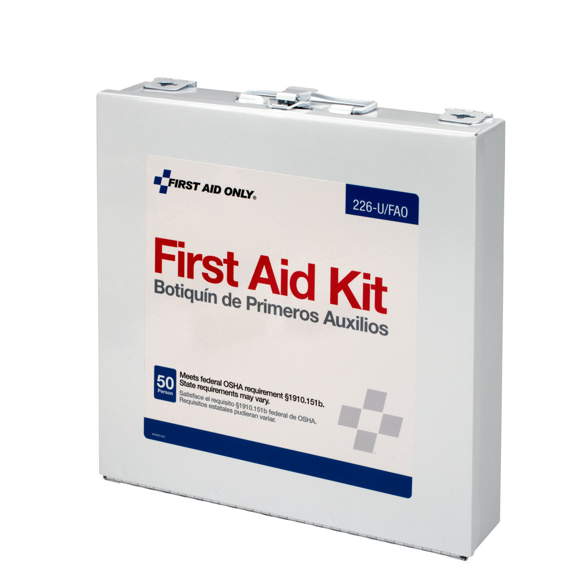 50 Person First Aid Kit Metal Case - First Aid Only – firstaidonly