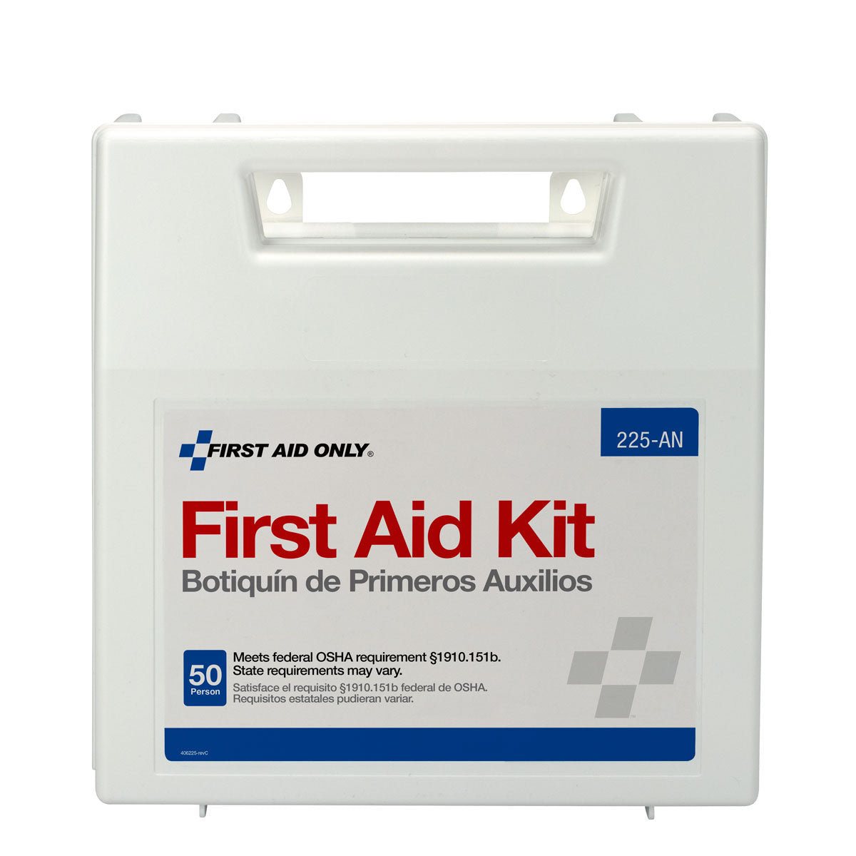 50 Person First Aid Kit Plastic Case with Dividers – firstaidonly