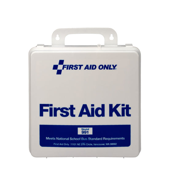 50 Person National Standard Bus First Aid Kit Plastic – firstaidonly