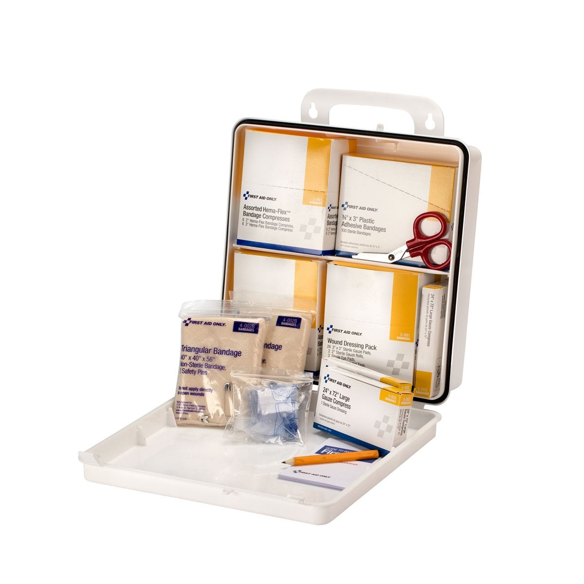 50 Person National Standard Bus First Aid Kit Plastic – firstaidonly