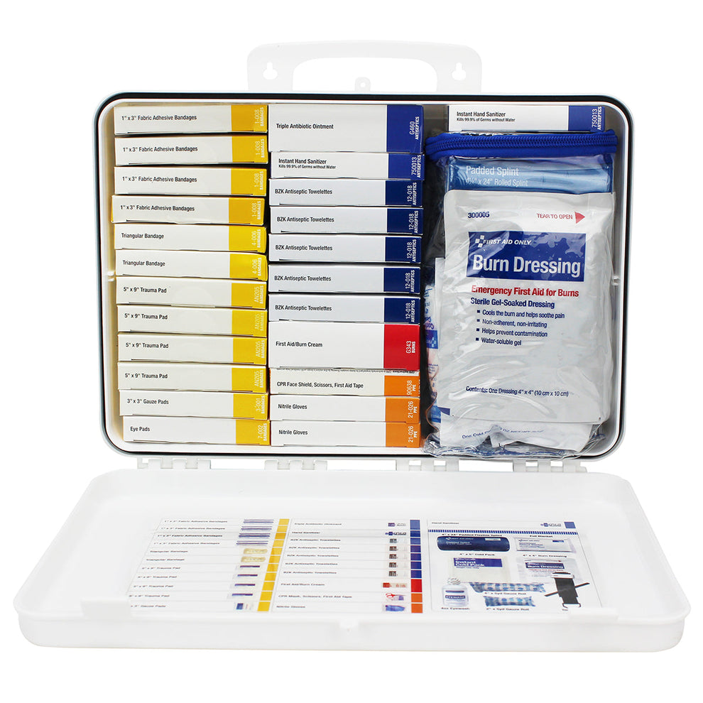 50 Person Transportation Unitized Plastic First Aid – firstaidonly