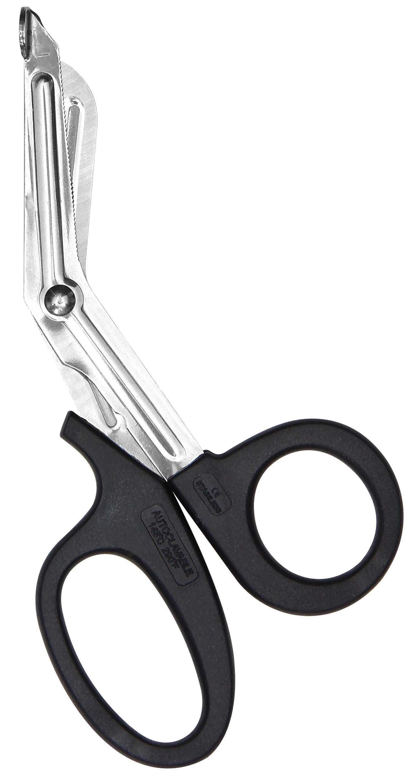 7" Stainless Steel Bandage Shears Black Handle - First – firstaidonly