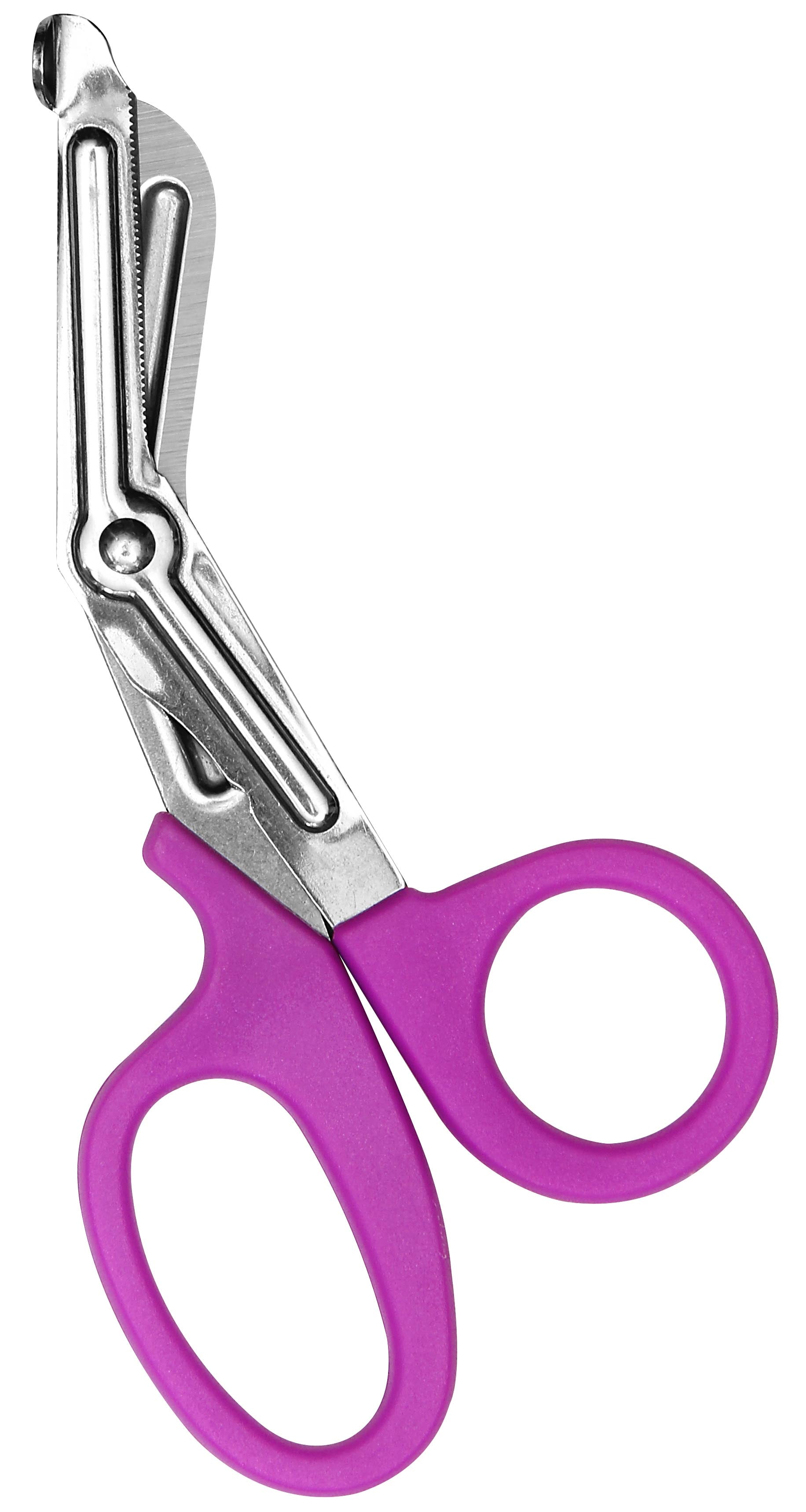 7" Stainless Steel Bandage Shears Purple Handle – firstaidonly