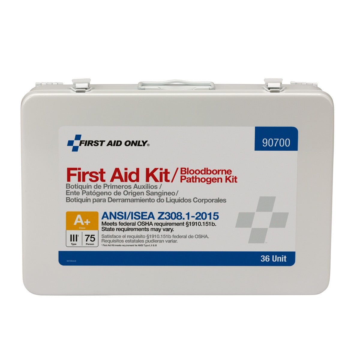 75 Person 36 Unit First Aid Kit ANSI A + Compliant – firstaidonly