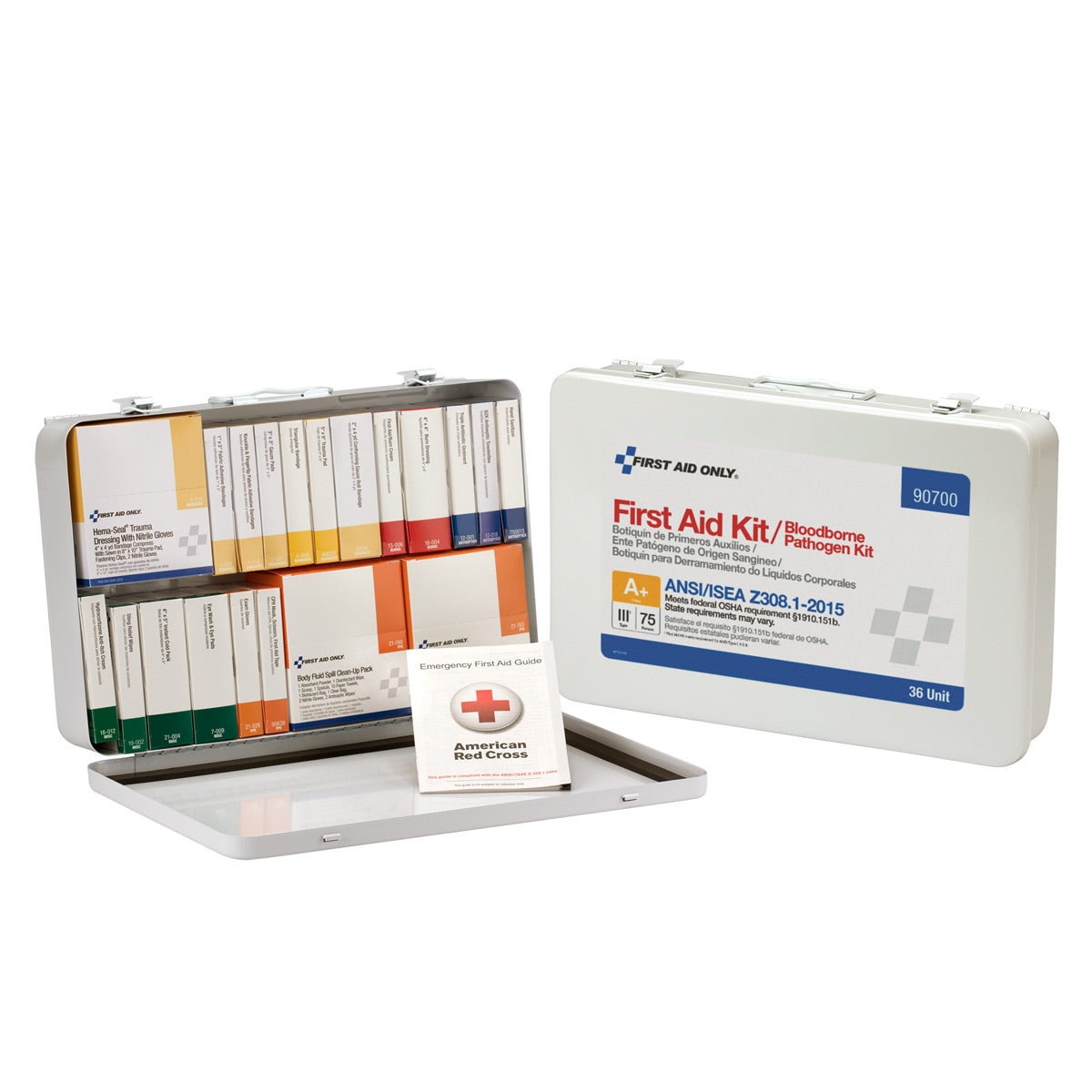 75 Person 36 Unit First Aid Kit ANSI A + Compliant – firstaidonly