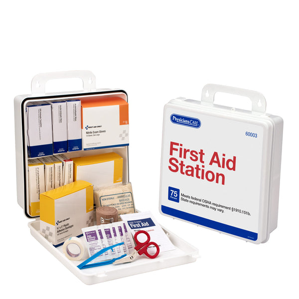 75 Person Office First Aid Kit 312 Pieces Plastic Case – firstaidonly