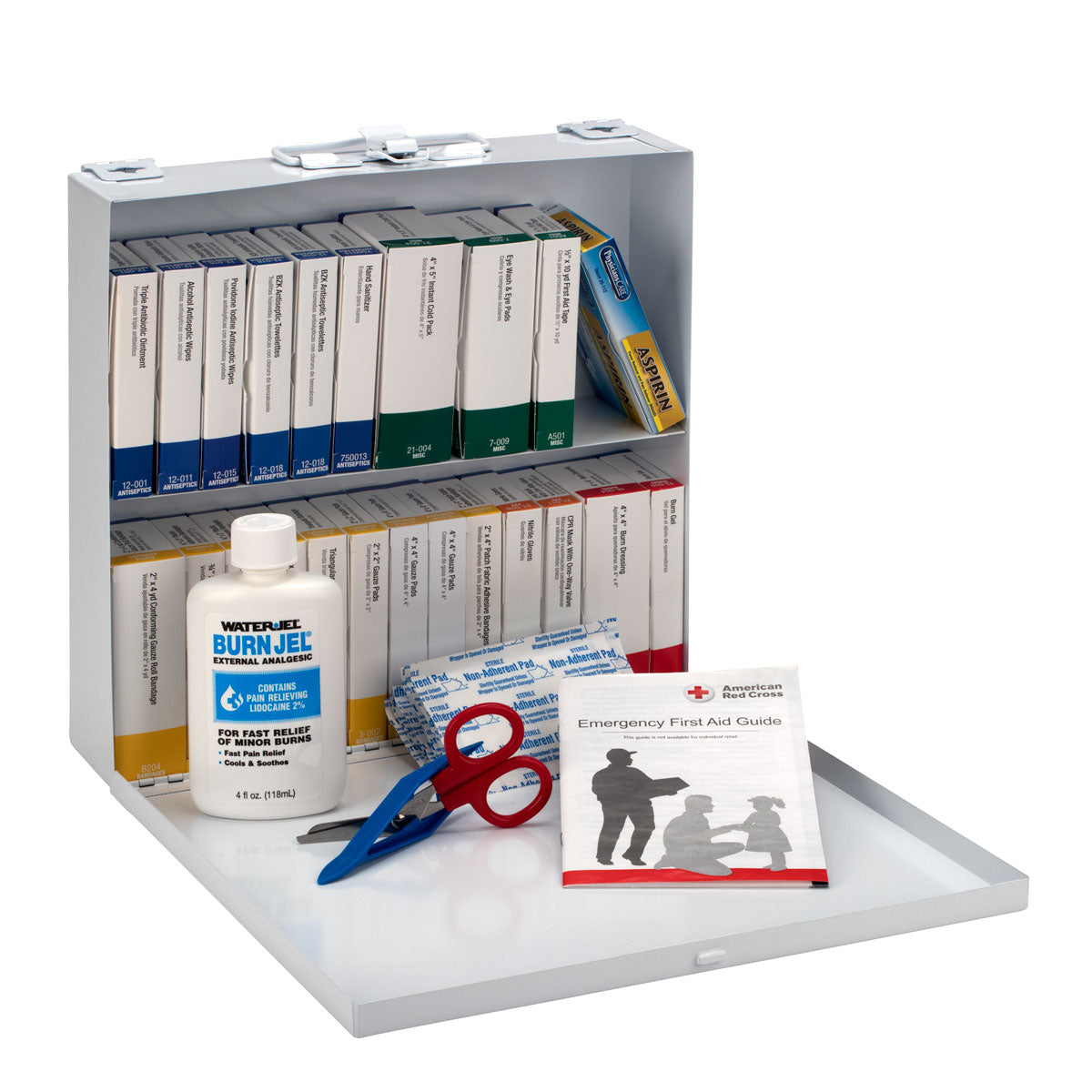 75 Person Restaurant First Aid Kit Metal Case - First – firstaidonly