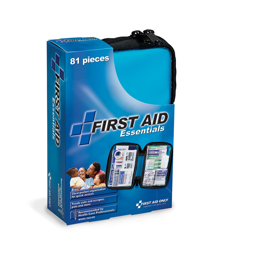 80 Piece First Aid Kit Fabric Case - First Aid Only – firstaidonly