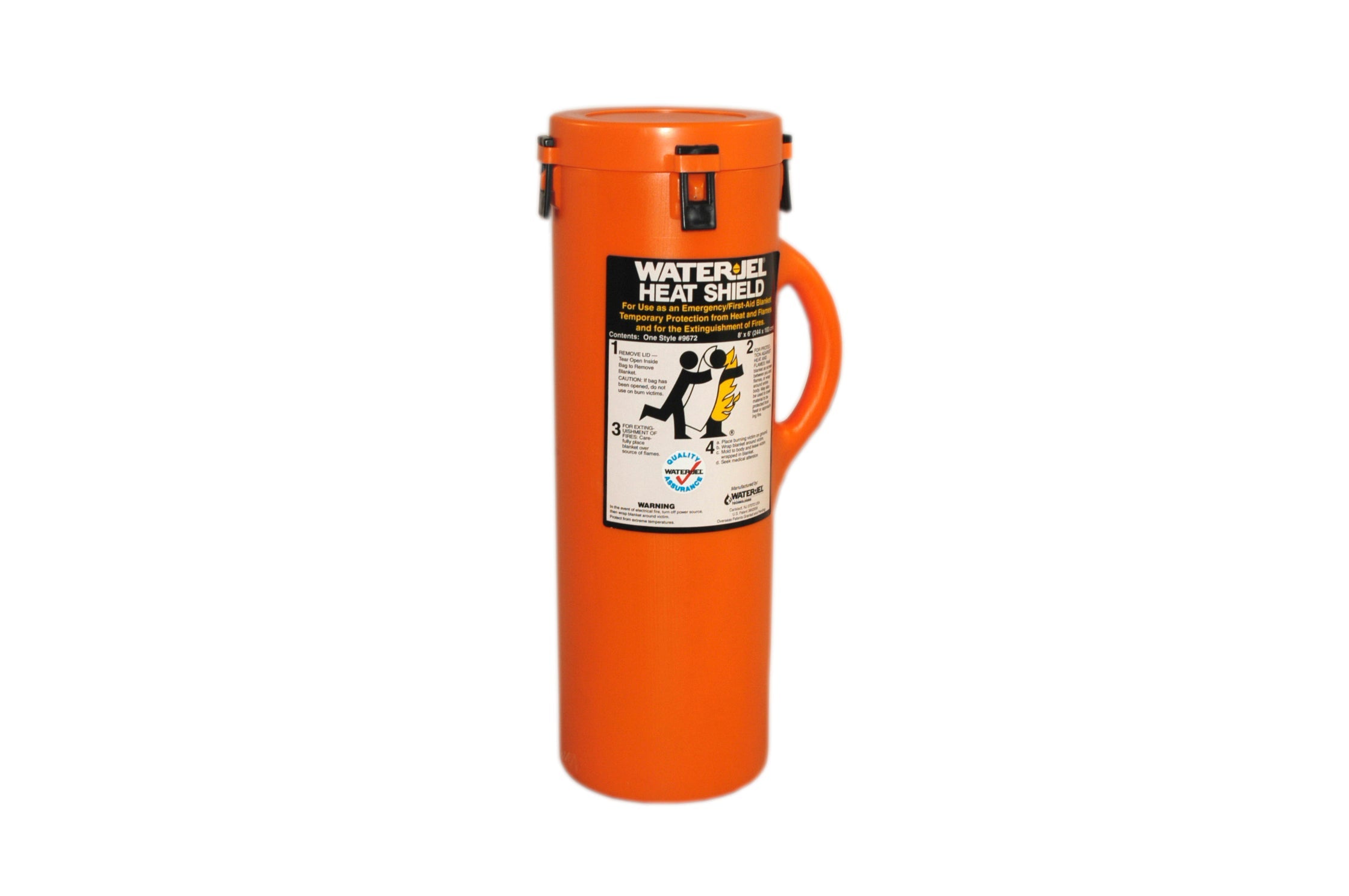96"x72" WaterJel Heat Shield Blanket in Canister – firstaidonly