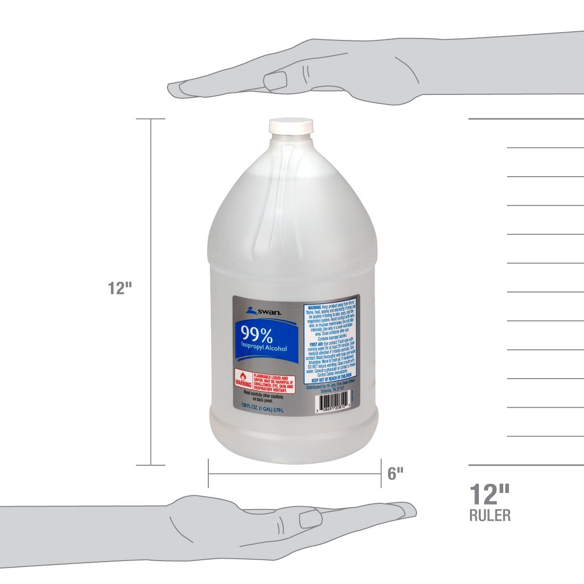 Alcohol 99% Isopropyl Gallon - First Aid Only – firstaidonly