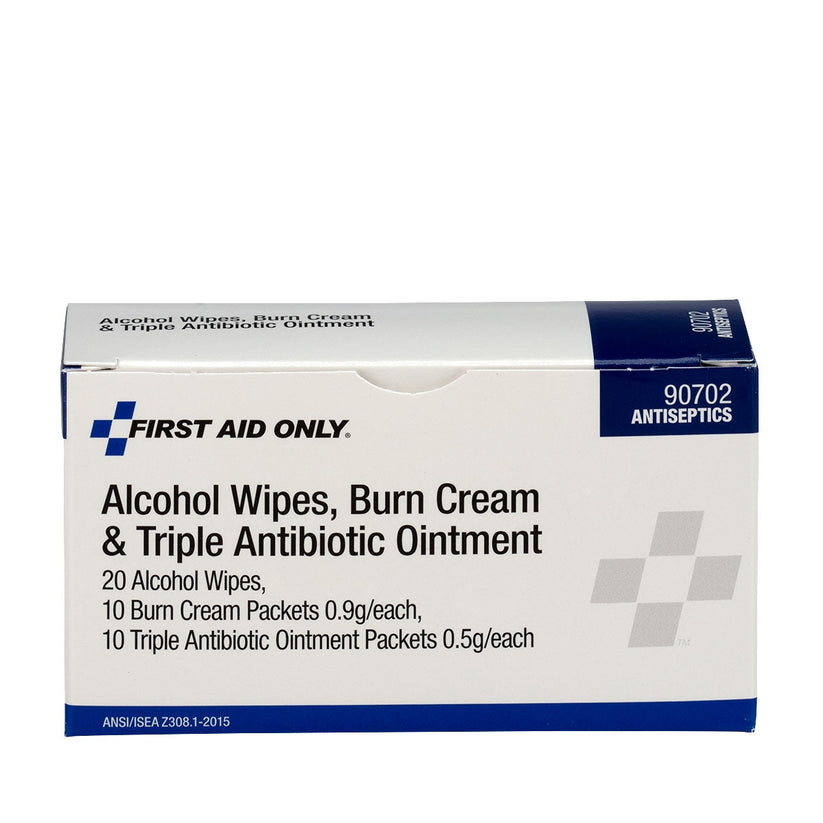 Alcohol Wipes Burn Cream & Triple Antibiotic Ointment – firstaidonly