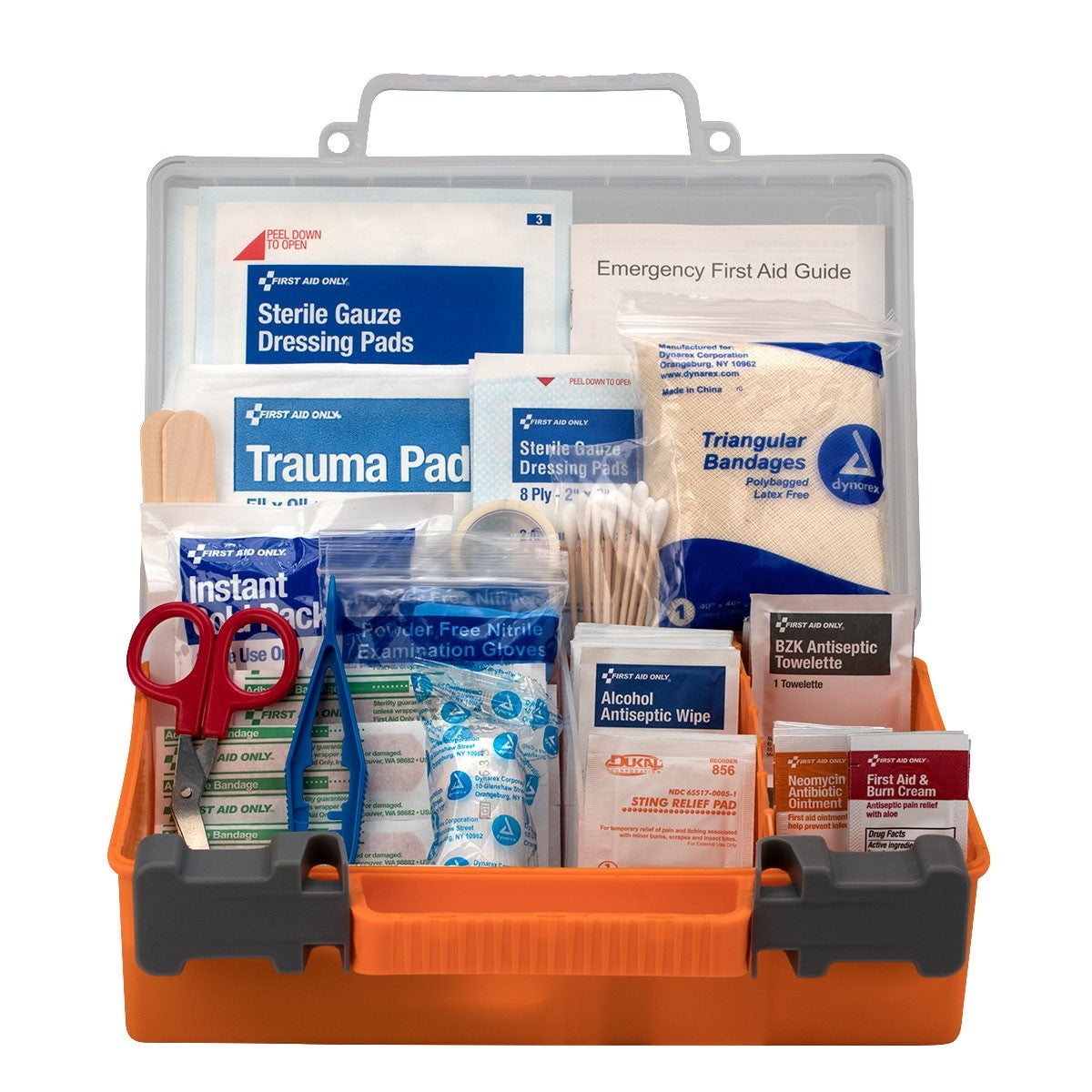 American Red Cross Clear Cover 118-piece First Aid Kit – firstaidonly