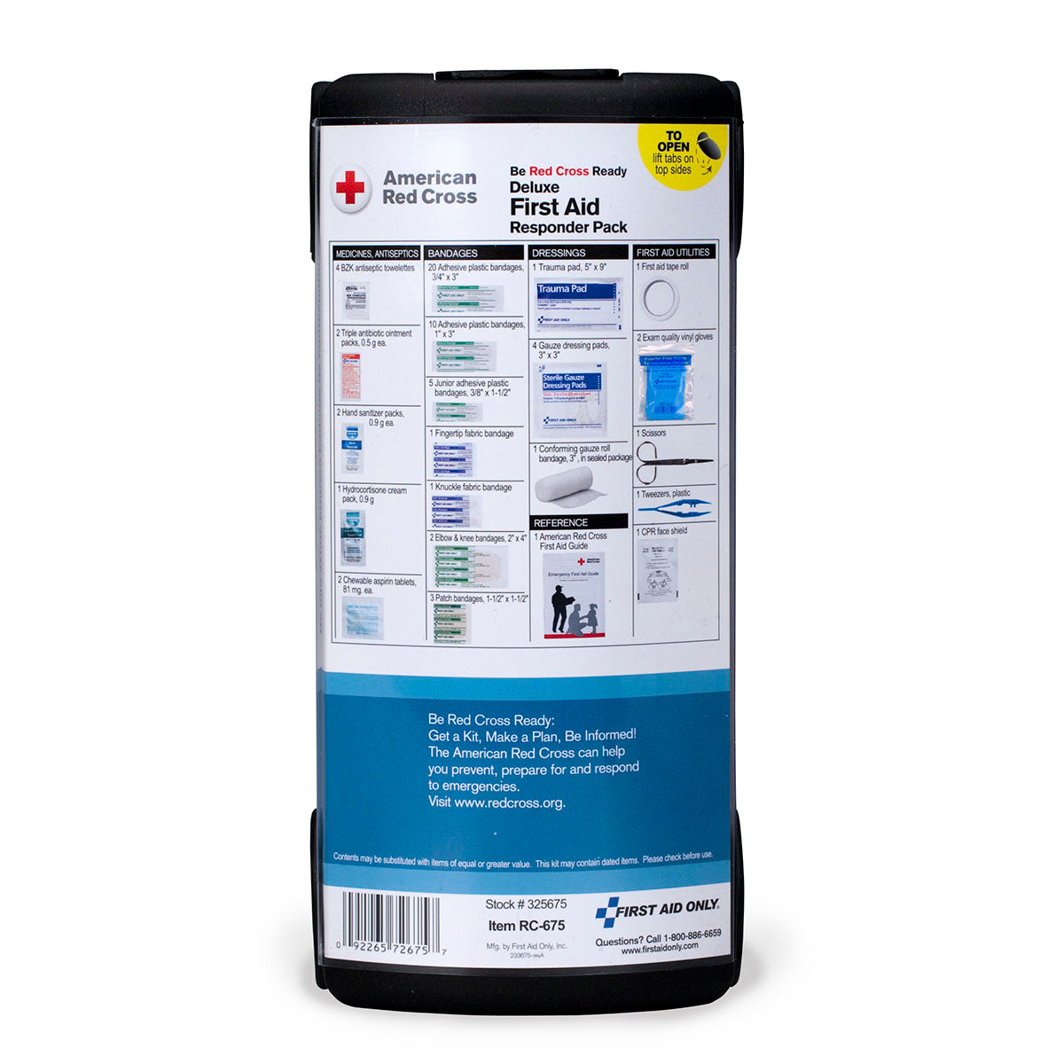 American Red Cross Deluxe First Aid Responder Pack – firstaidonly