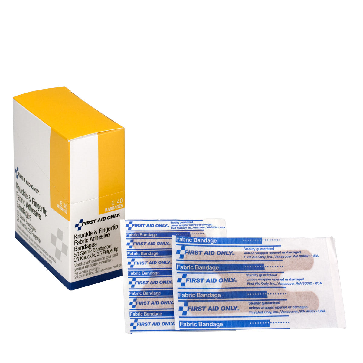 Assorted Fabric Bandages (25 Knuckle 25 Fingertip) – firstaidonly