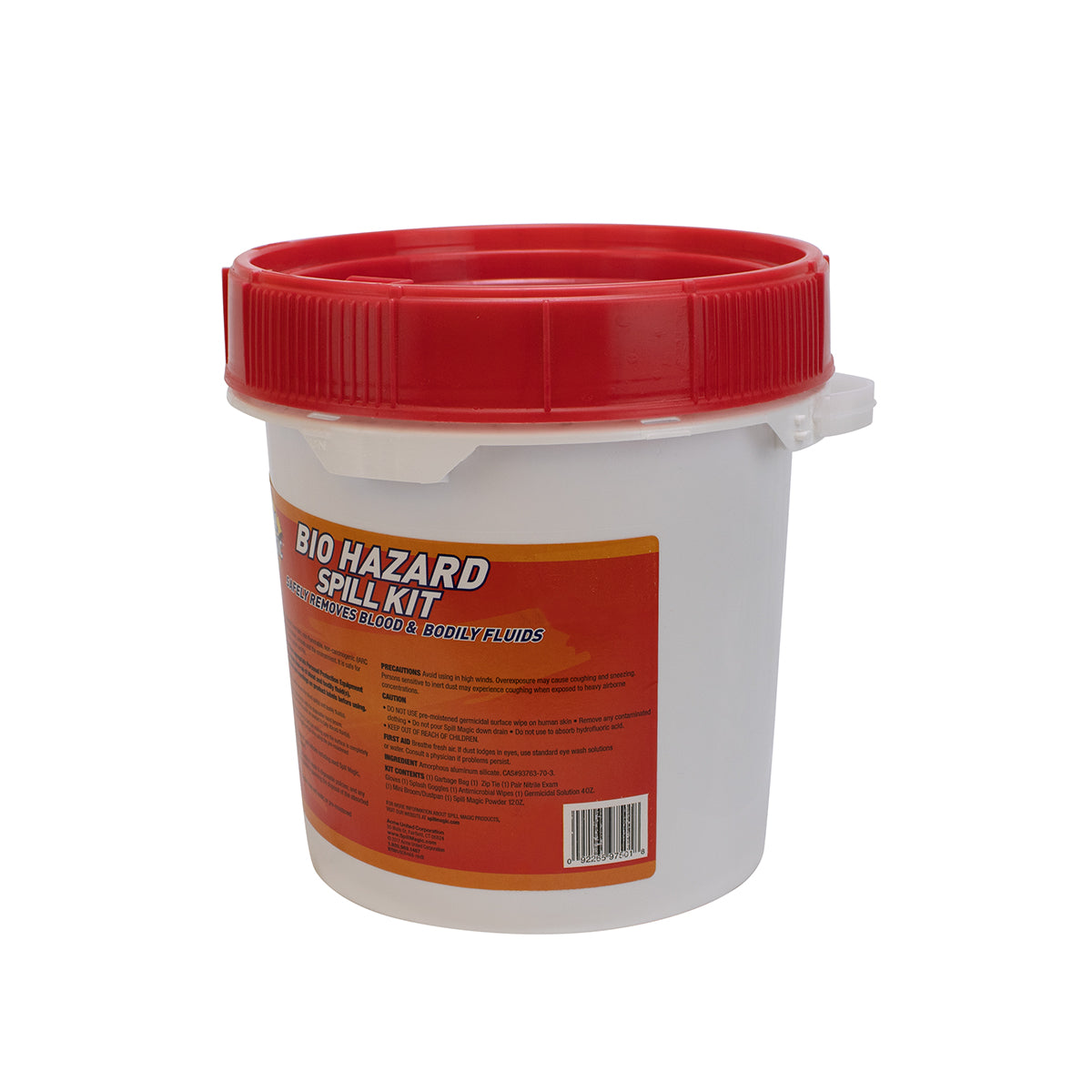 Biohazard Spill Kit Pail Container - First Aid Only – firstaidonly