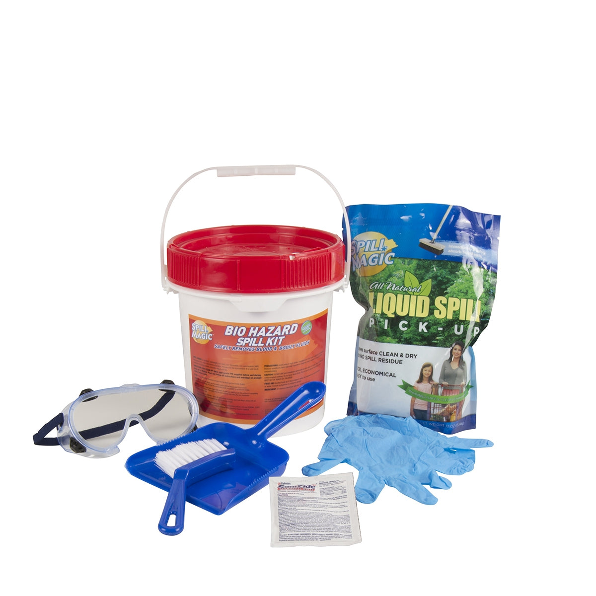 Biohazard Spill Kit Pail Container - First Aid Only – firstaidonly