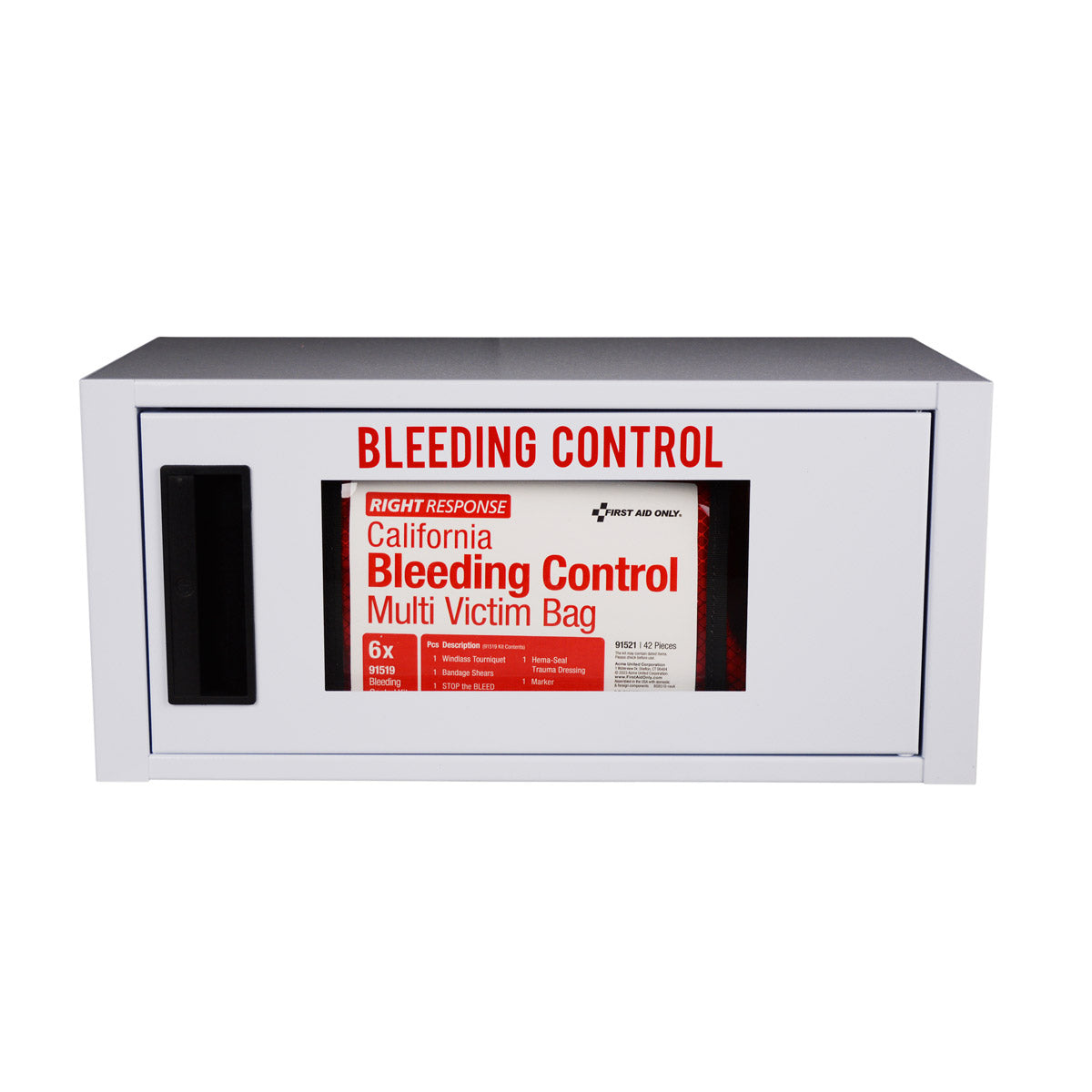 Bleeding Control Cabinet with Multiple Victim Bag – firstaidonly