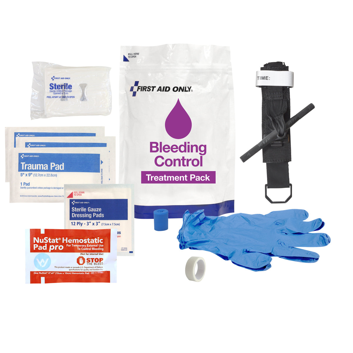 Bleeding Control Treatment Pack - First Aid Only – firstaidonly