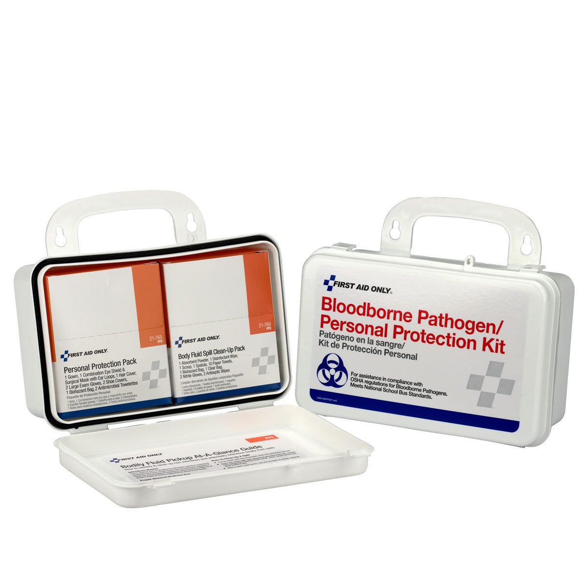 Bloodborne Pathogen (BBP) Unitized Spill Clean Up Kit – firstaidonly