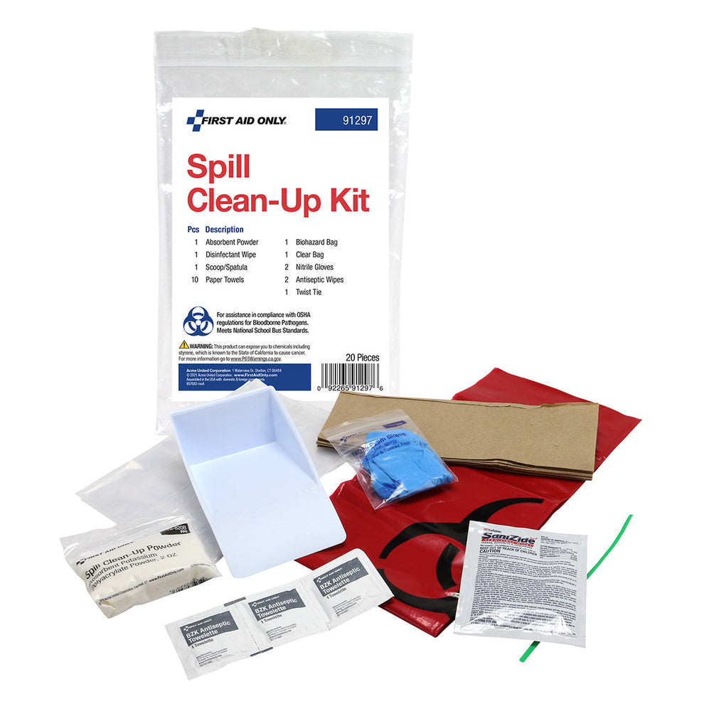 Bodily Fluid Spill Clean Up Kit - First Aid Only – firstaidonly
