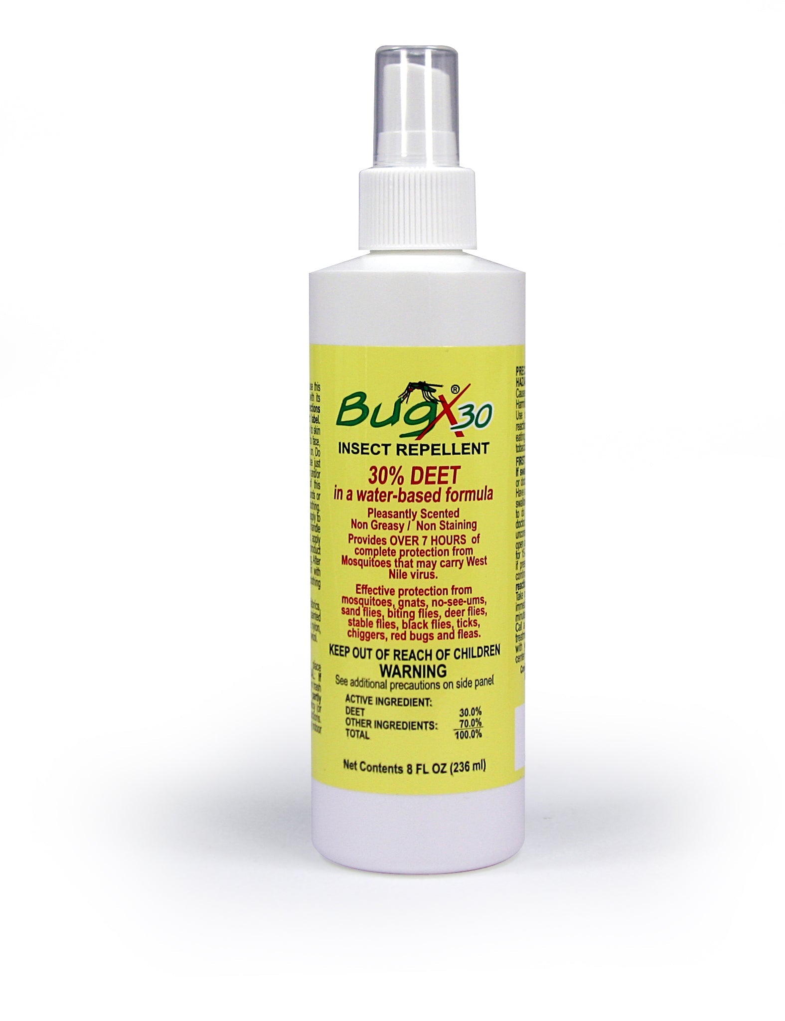 BugX30 Insect Repellent Spray DEET 8 oz. Bottle Case – firstaidonly
