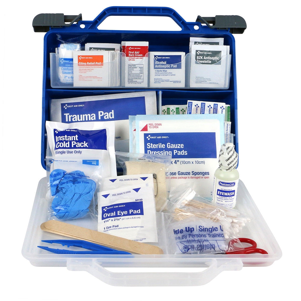 Clear Cover Intermediate First Aid Kit 322 pieces – firstaidonly