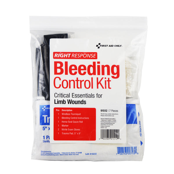 Critical Essentials Bleeding Control Kit for Limb – firstaidonly