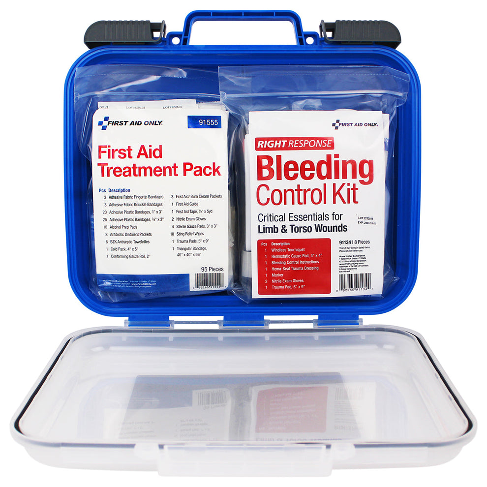 First Aid & Bleeding Control First Aid Kit - First Aid – firstaidonly