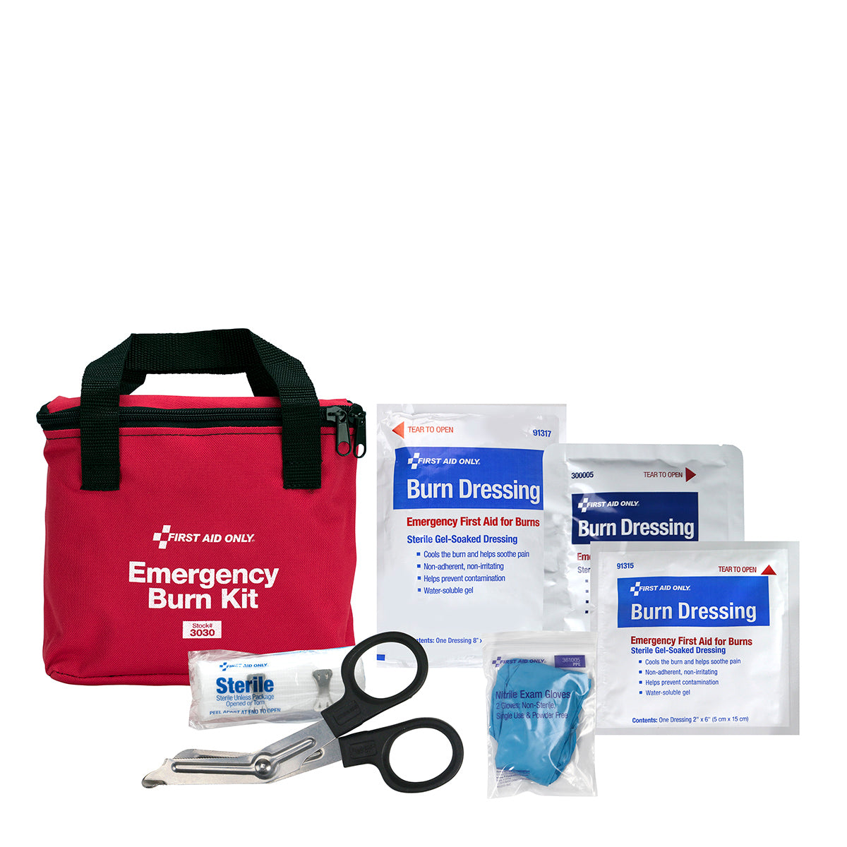 First Aid Burn Care Kit in Fabric Case - First Aid Only – firstaidonly