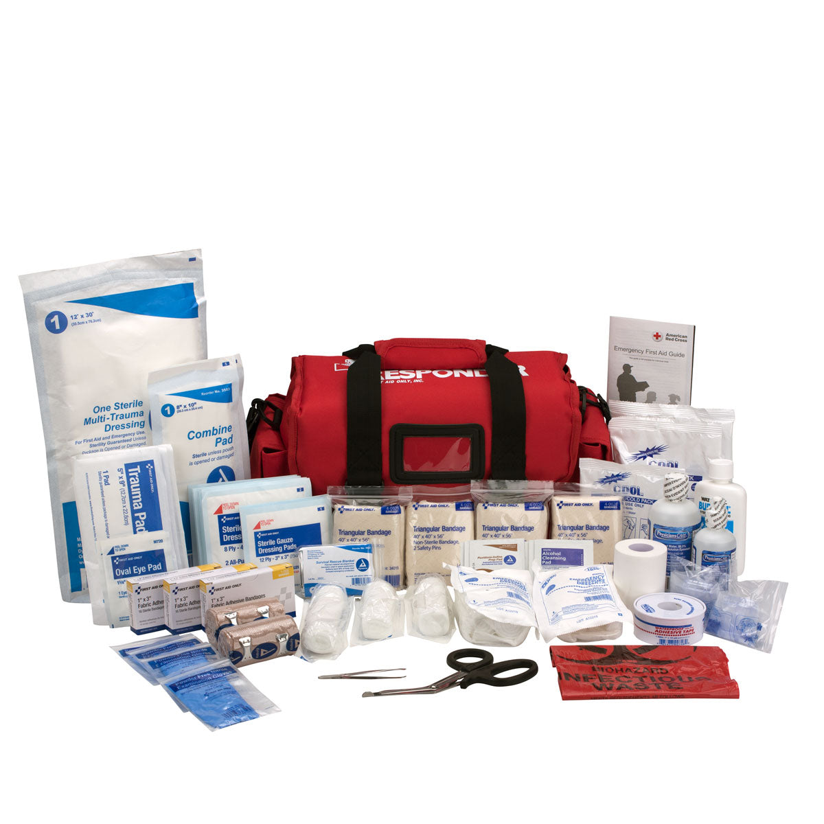 First Responder Kit Large 158-Piece Bag - First Aid – firstaidonly